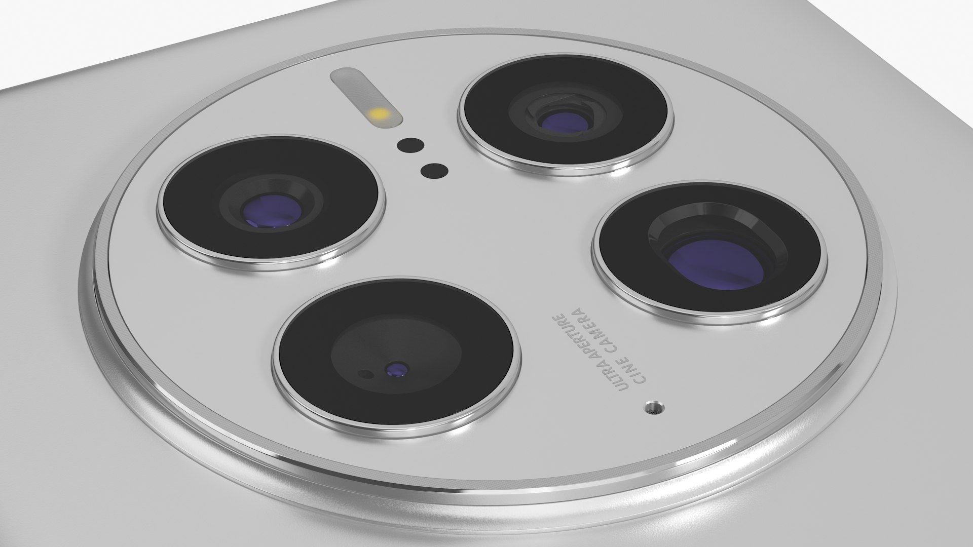 3D Model Huawei Mate 50 Pro Silver - TurboSquid 1972029