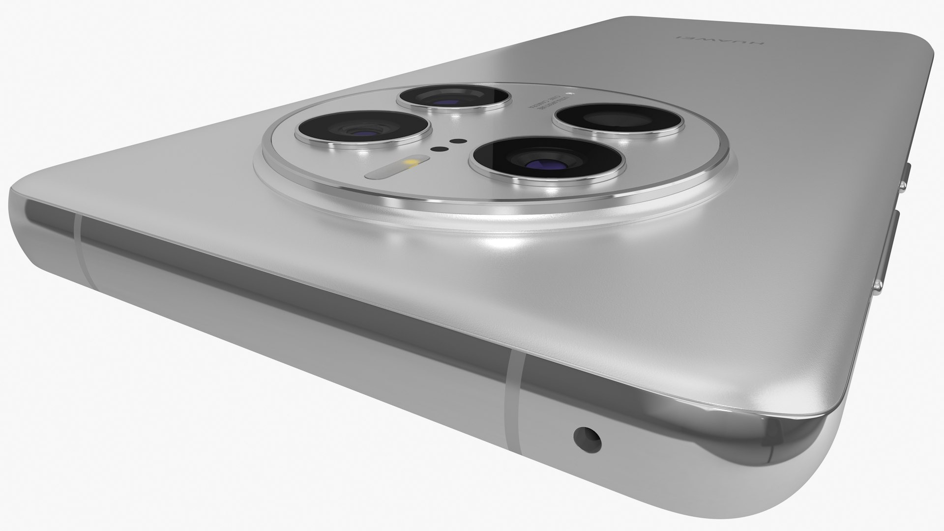 3D Model Huawei Mate 50 Pro Silver - TurboSquid 1972029