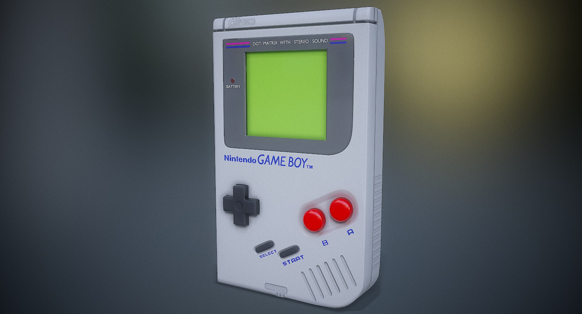 Gameboy classic ready model - TurboSquid 1368168