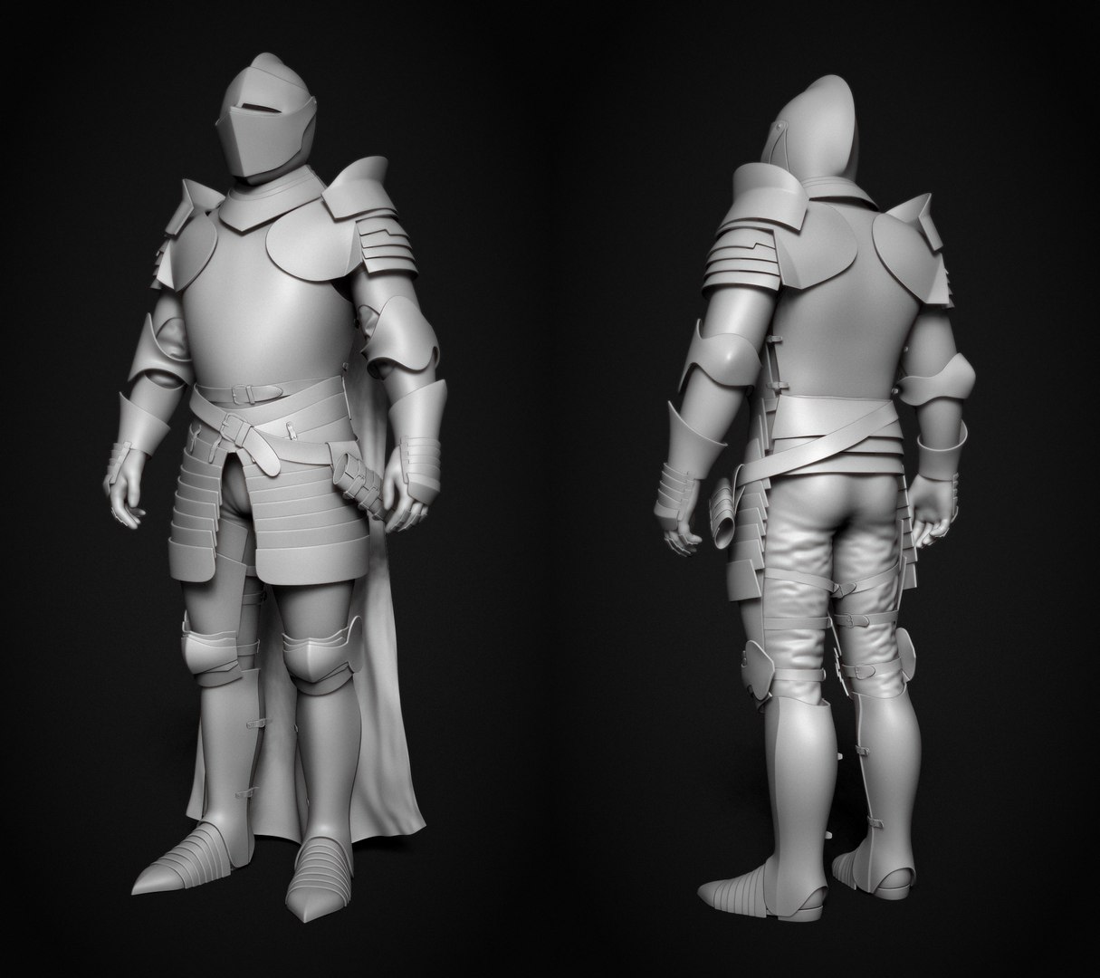 3D The Knight - TurboSquid 1911185