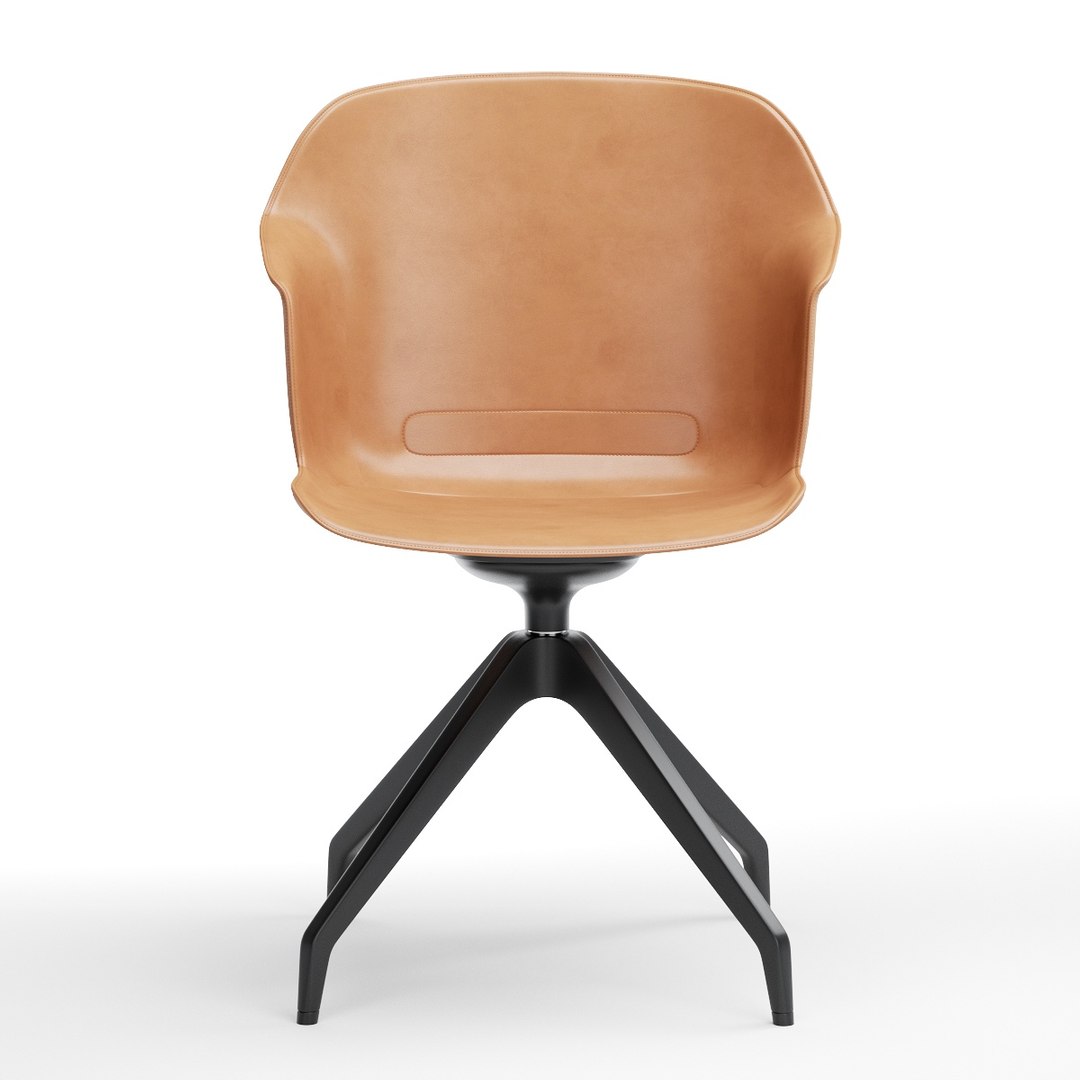 3D clop leather task chair model - TurboSquid 1376721