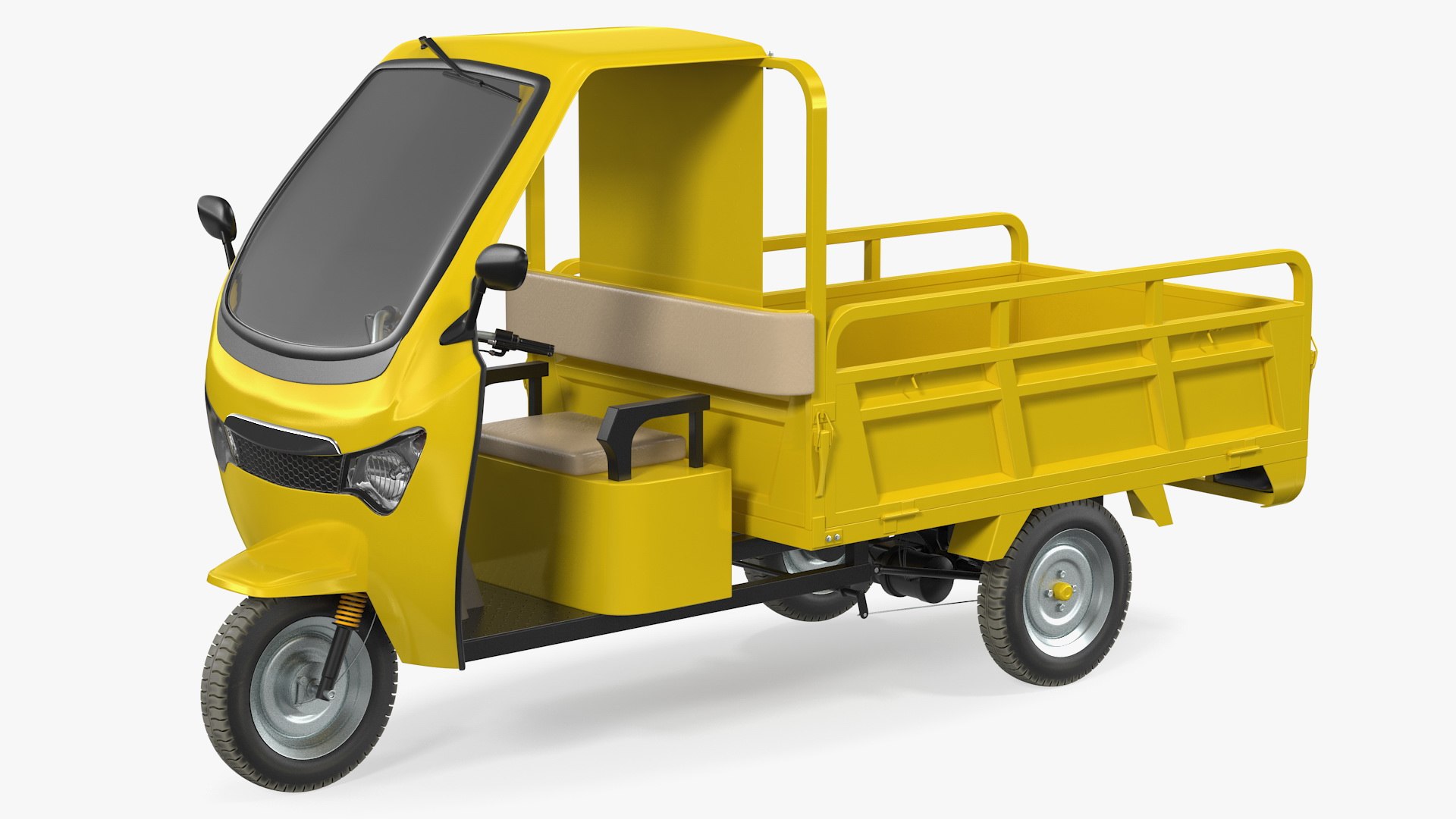 3D Electric Cargo Tricycle Rickshaw Model - TurboSquid 1587652