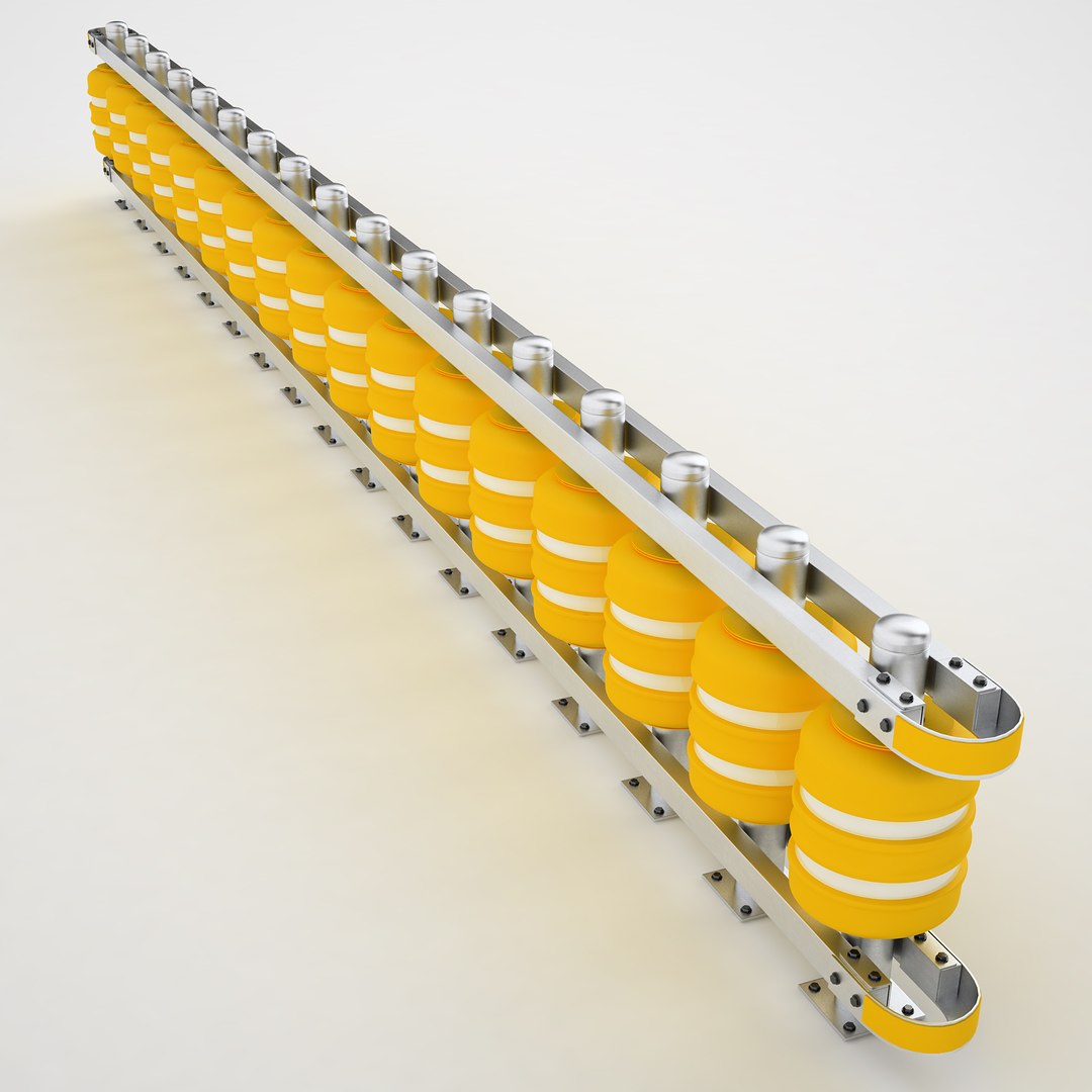 3D Safety Roller Barrier Model - TurboSquid 1621993