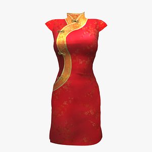 3D Cheongsam Models | TurboSquid
