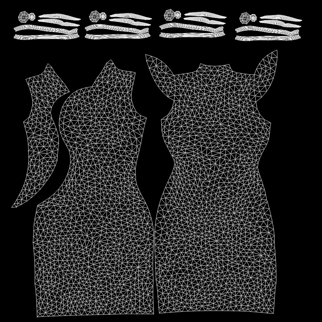 Cheongsam Dress 3D model - TurboSquid 1817543