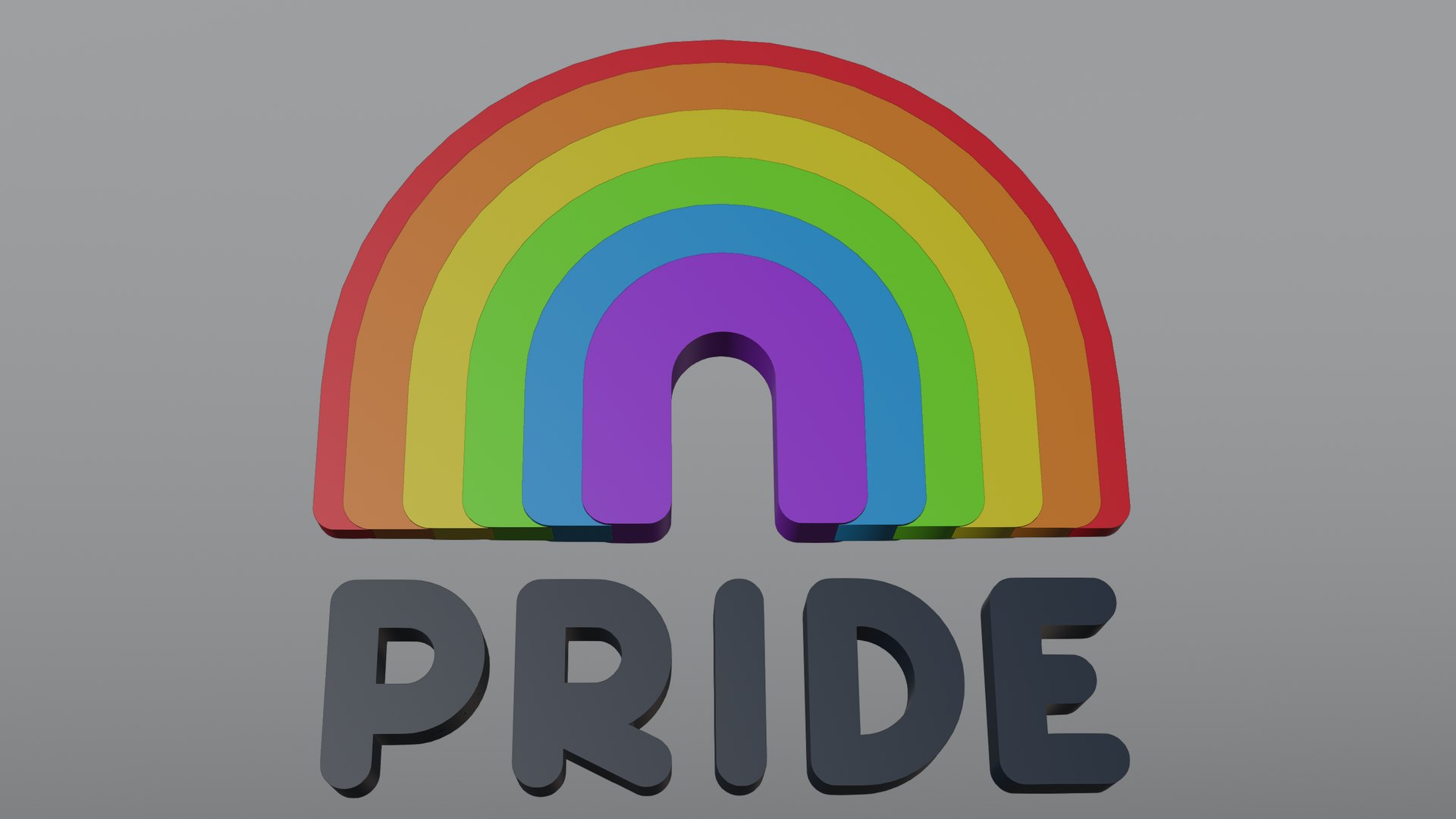 Free 3D Pride Icon Model - TurboSquid 1770610
