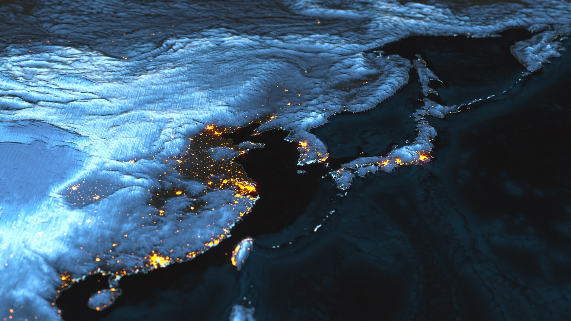 3D Futuristic World Map model - TurboSquid 2079371