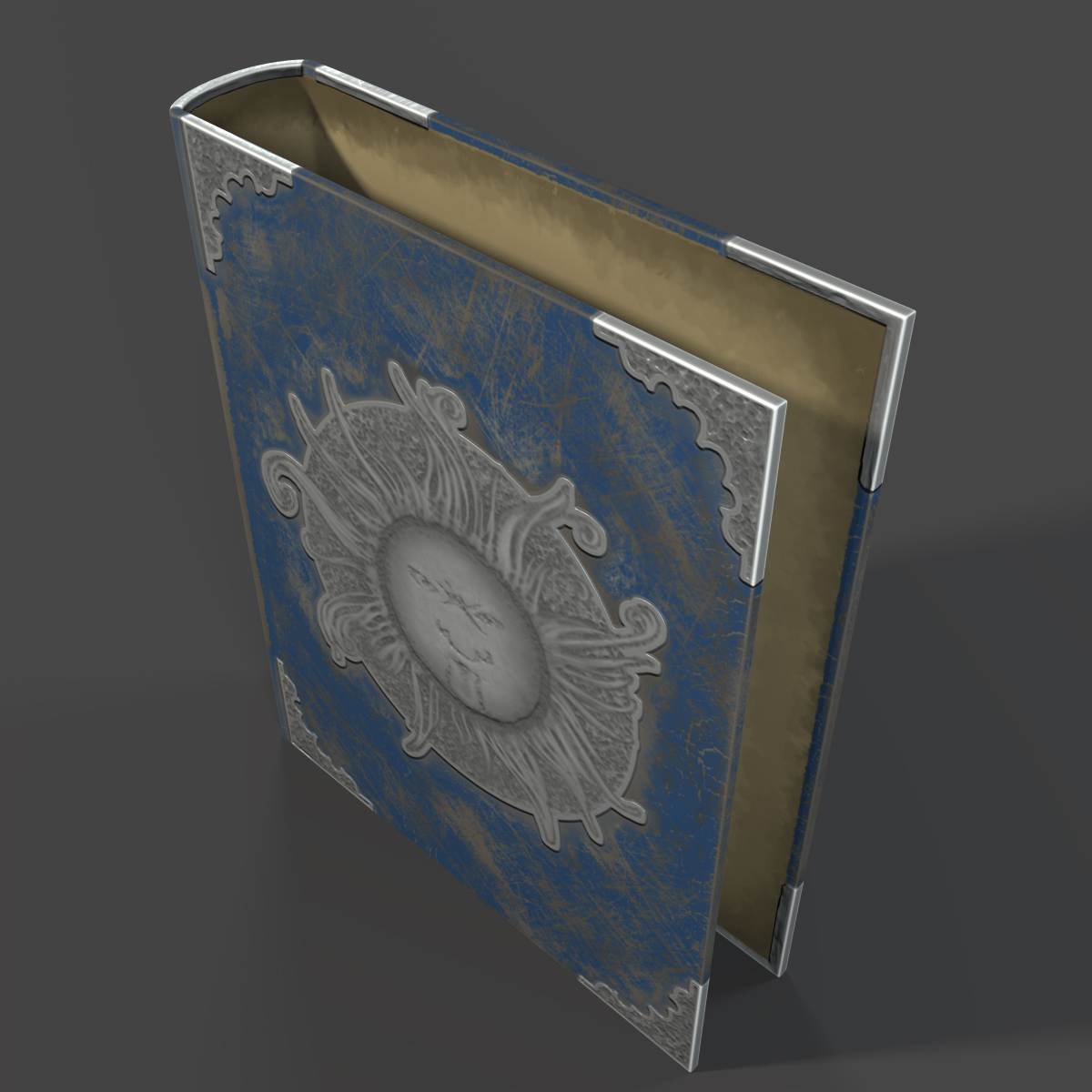 sun book 3d model