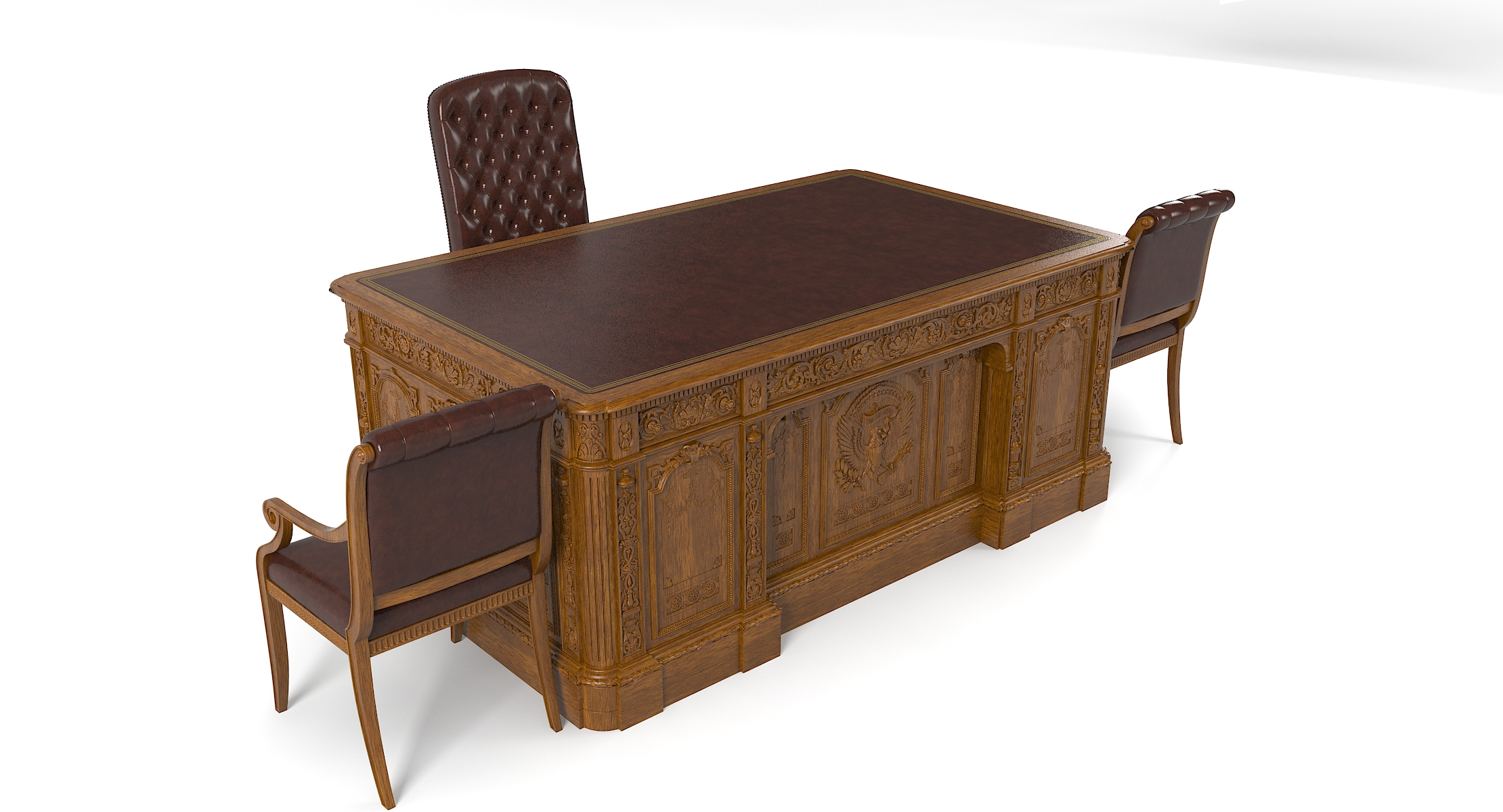 Resolute desk model - TurboSquid 1275695