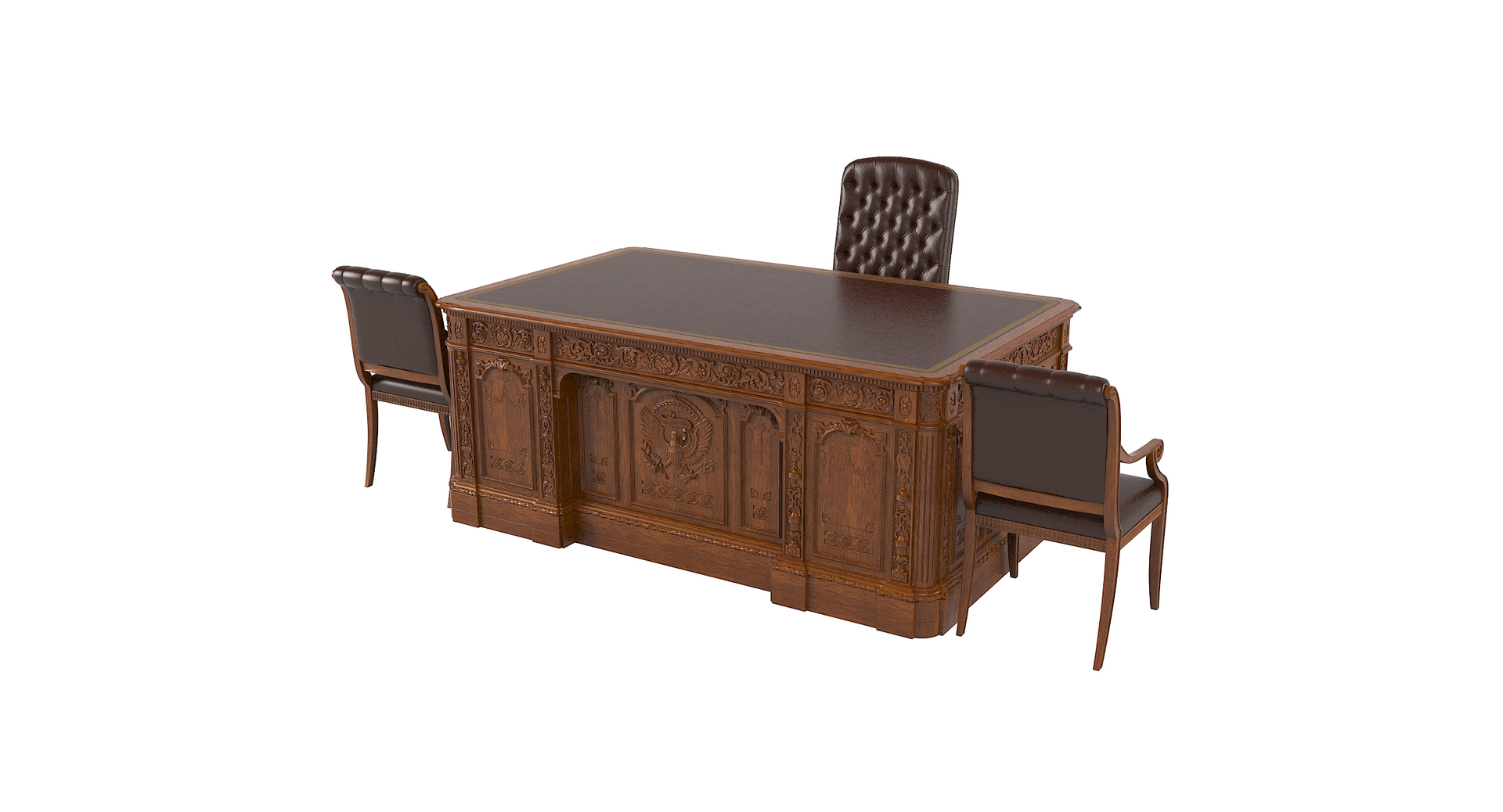Resolute desk model - TurboSquid 1275695