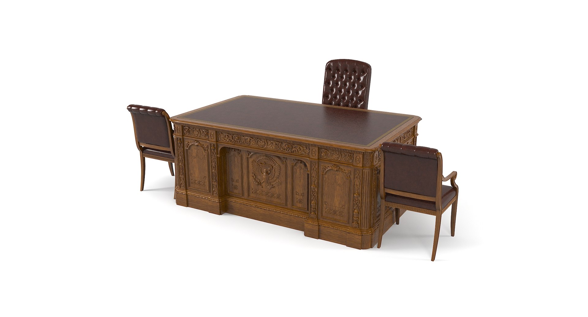 Resolute desk model - TurboSquid 1275695