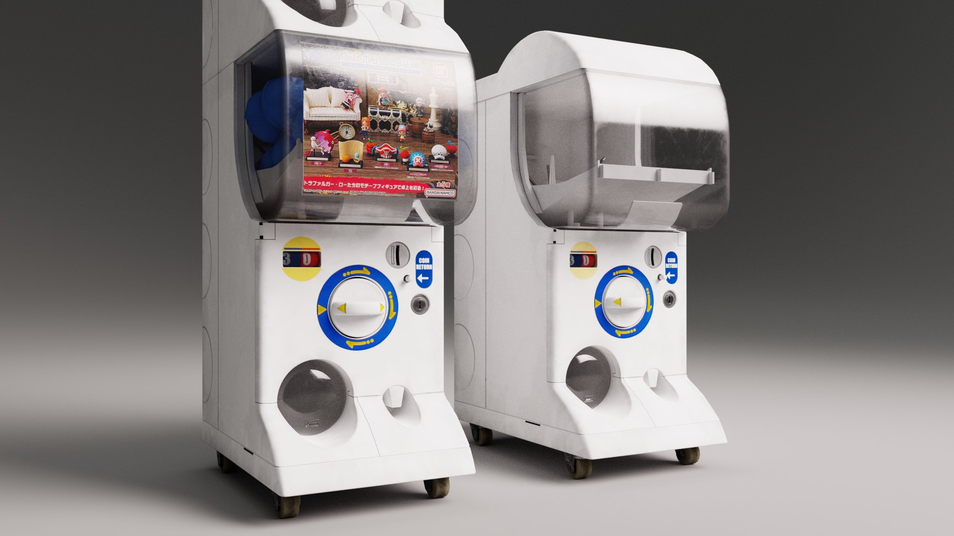 Gachapon Toy Capsule Vending Machine 3D - TurboSquid 2145169