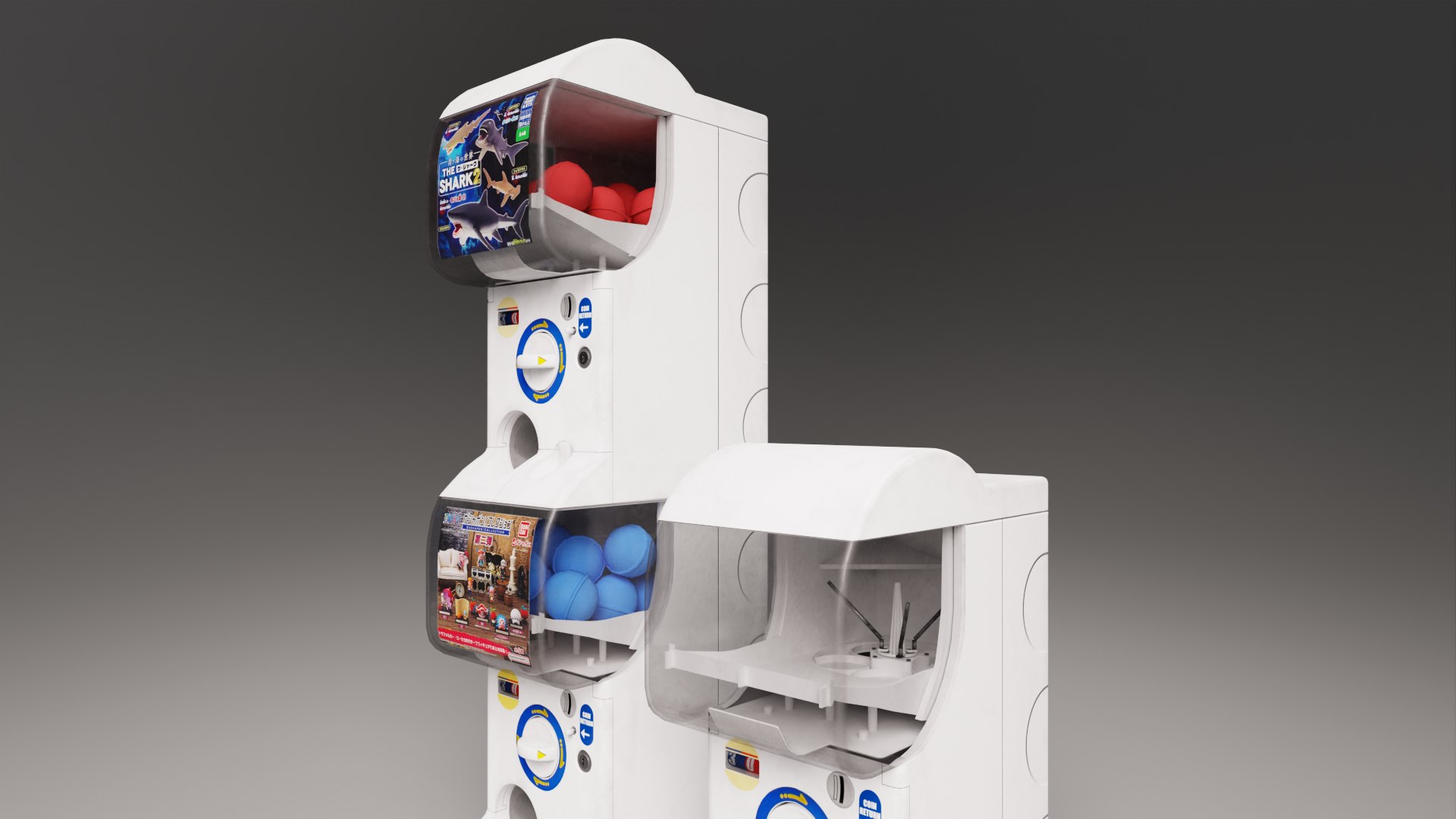 Gachapon Toy Capsule Vending Machine 3D - TurboSquid 2145169