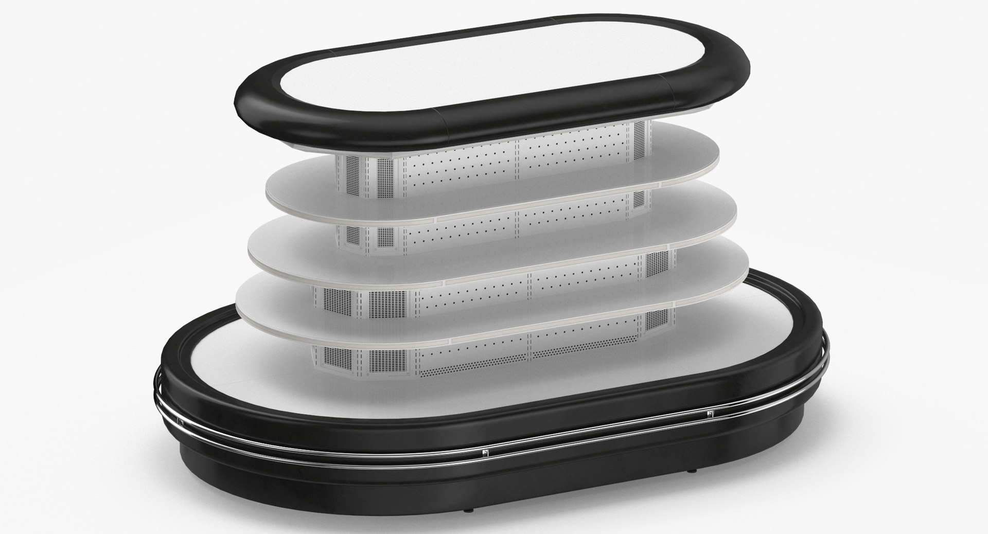 Multideck Open Chiller Island Small Medium And Large Model - TurboSquid ...