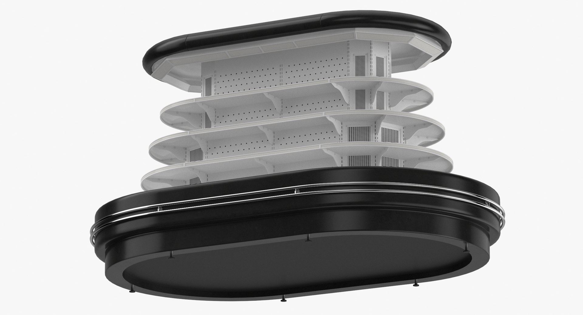 Multideck Open Chiller Island Small Medium And Large Model - TurboSquid ...