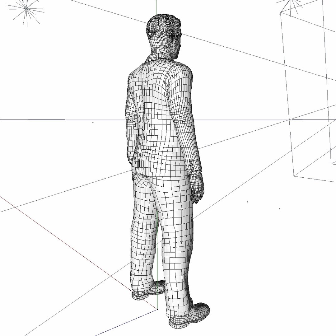 3D Business Man Standing Idle - TurboSquid 1324170