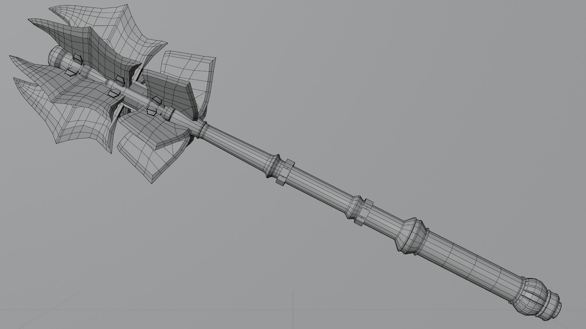 3D Battle Mace Model - TurboSquid 2304987