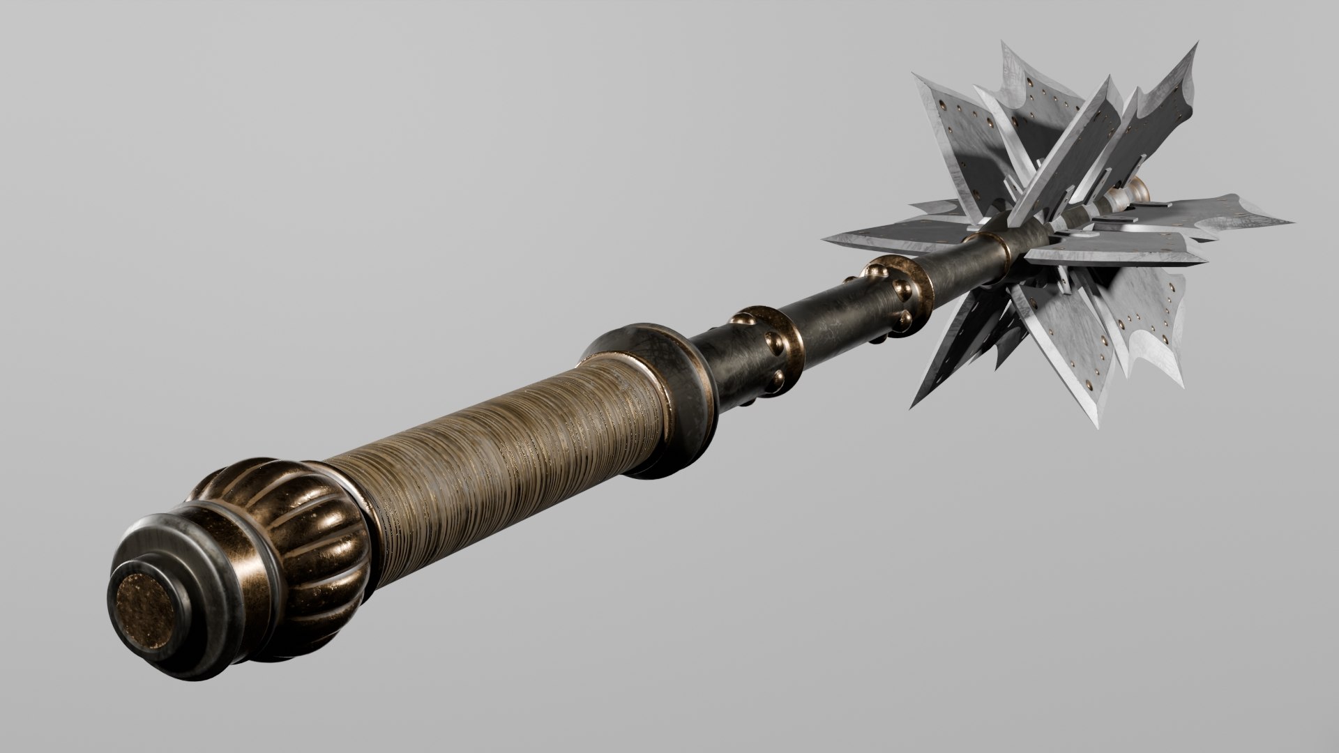 3D Battle Mace Model - TurboSquid 2304987