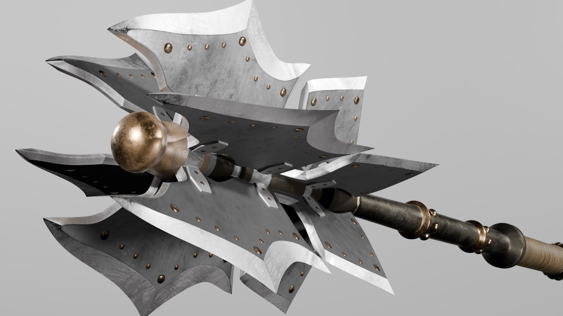 3D Battle Mace Model - TurboSquid 2304987
