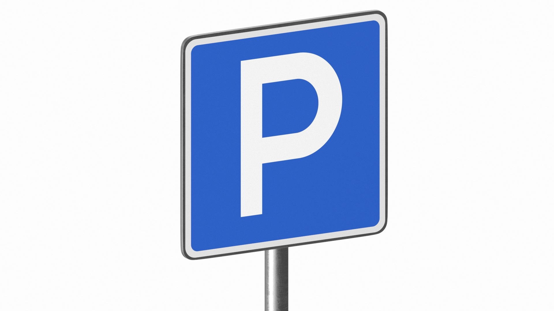 Road Sign Parking 3D Model - TurboSquid 2211861