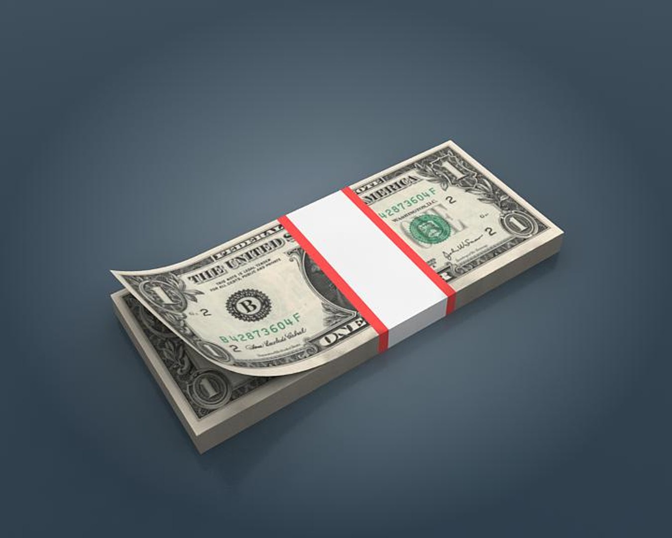 3d max realistic dollar bill