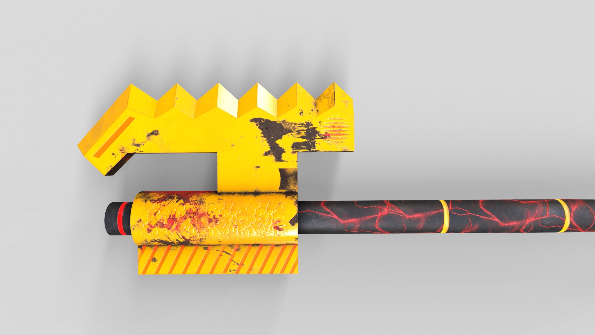 Sci-Fi Axe 3D Model - TurboSquid 1716107