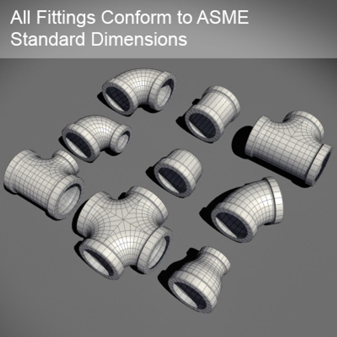 piping fitting 3d model