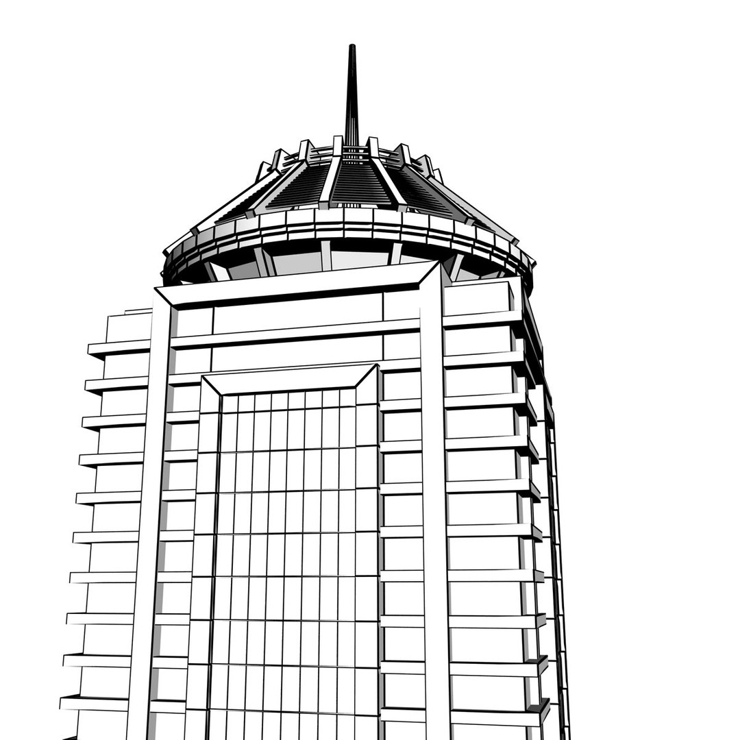 Emirates Crown Dubai 3d Obj