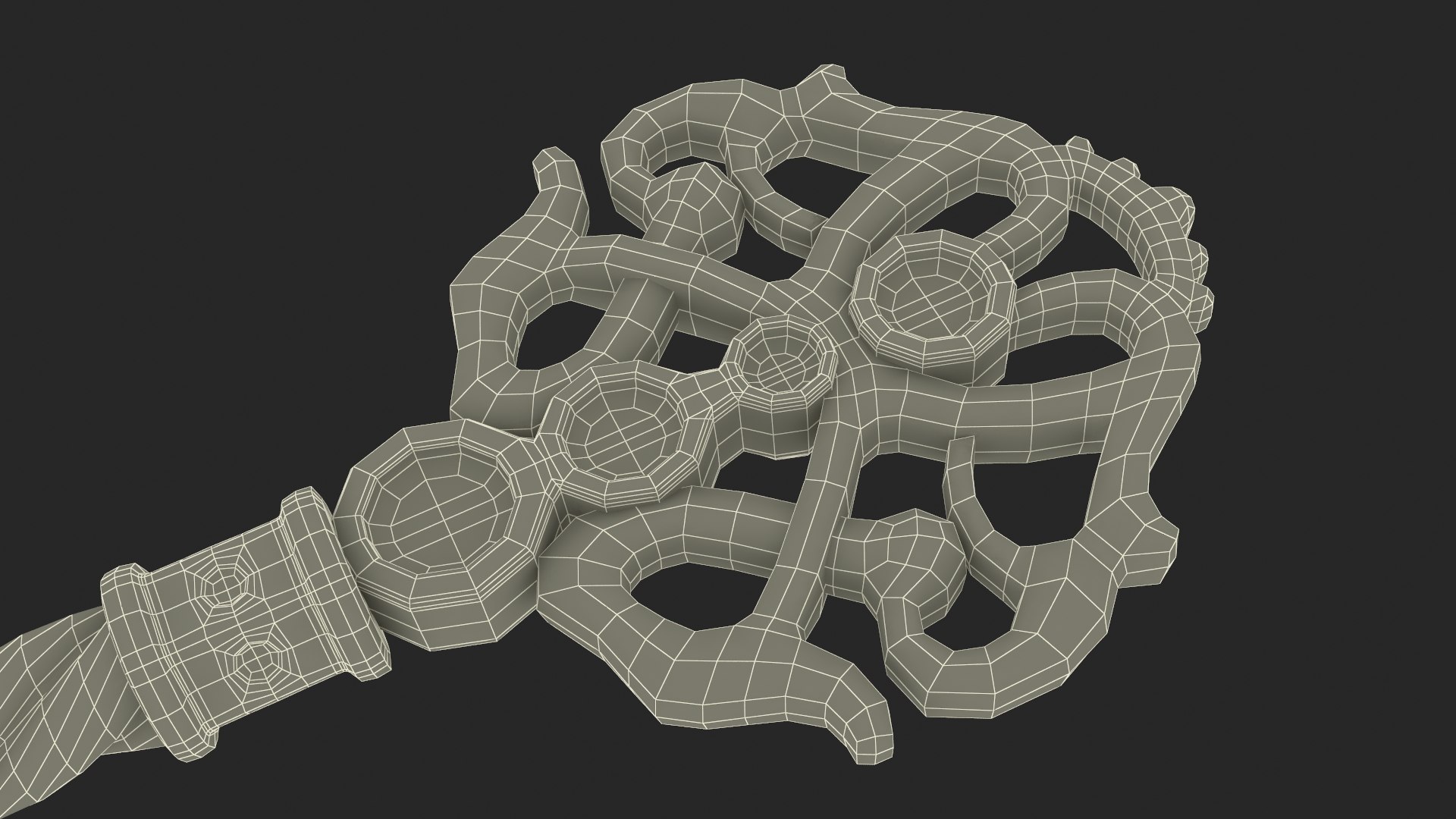 Fantasy Skeleton Key Gold 3D Model - TurboSquid 2246219