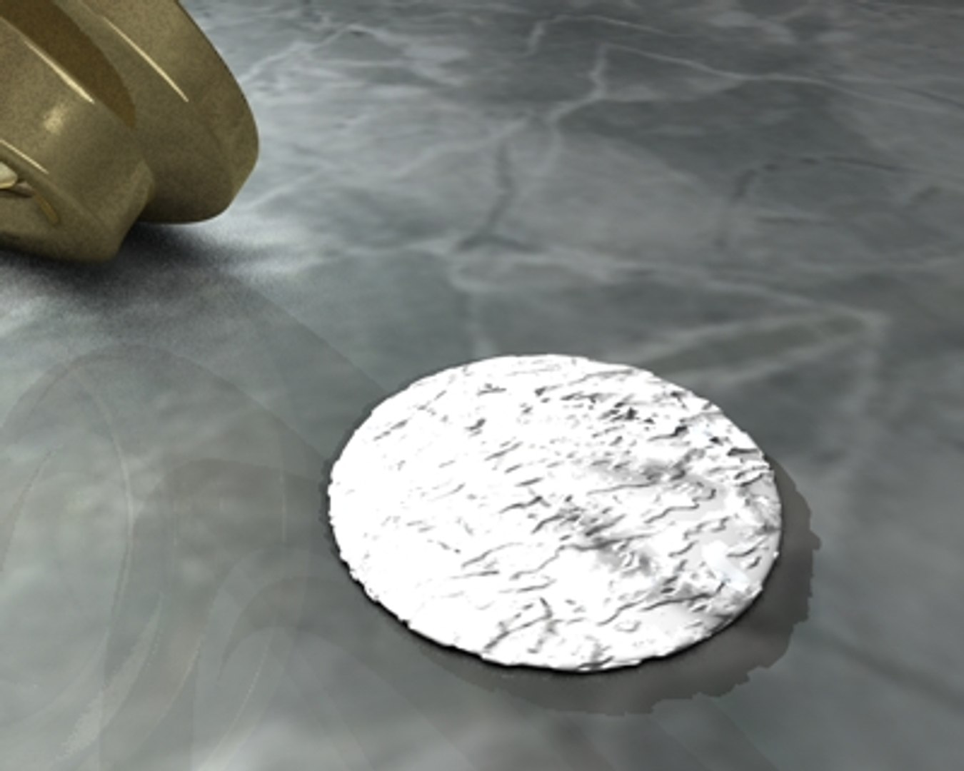 Golden Pot Manna Gold 3d Model
