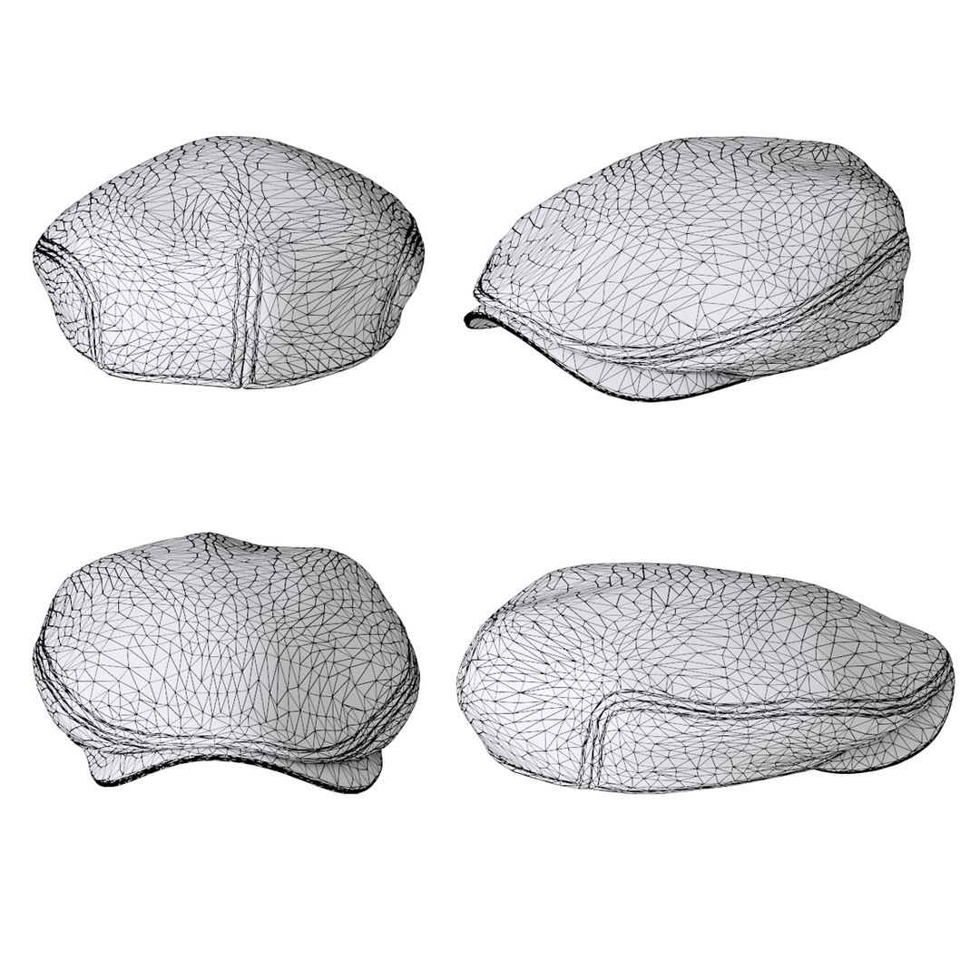 3D model mens flat cap - TurboSquid 1369205