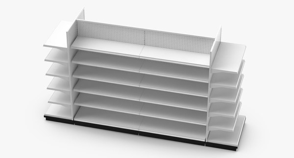 Retail shelves utility 01 3D - TurboSquid 1244405