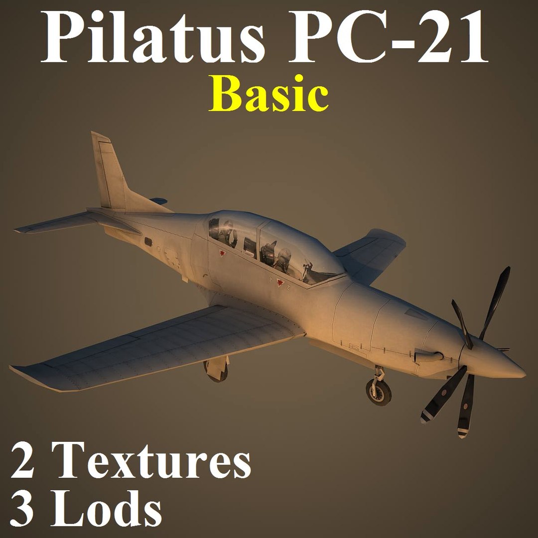 Pilatus Basic 3d Model