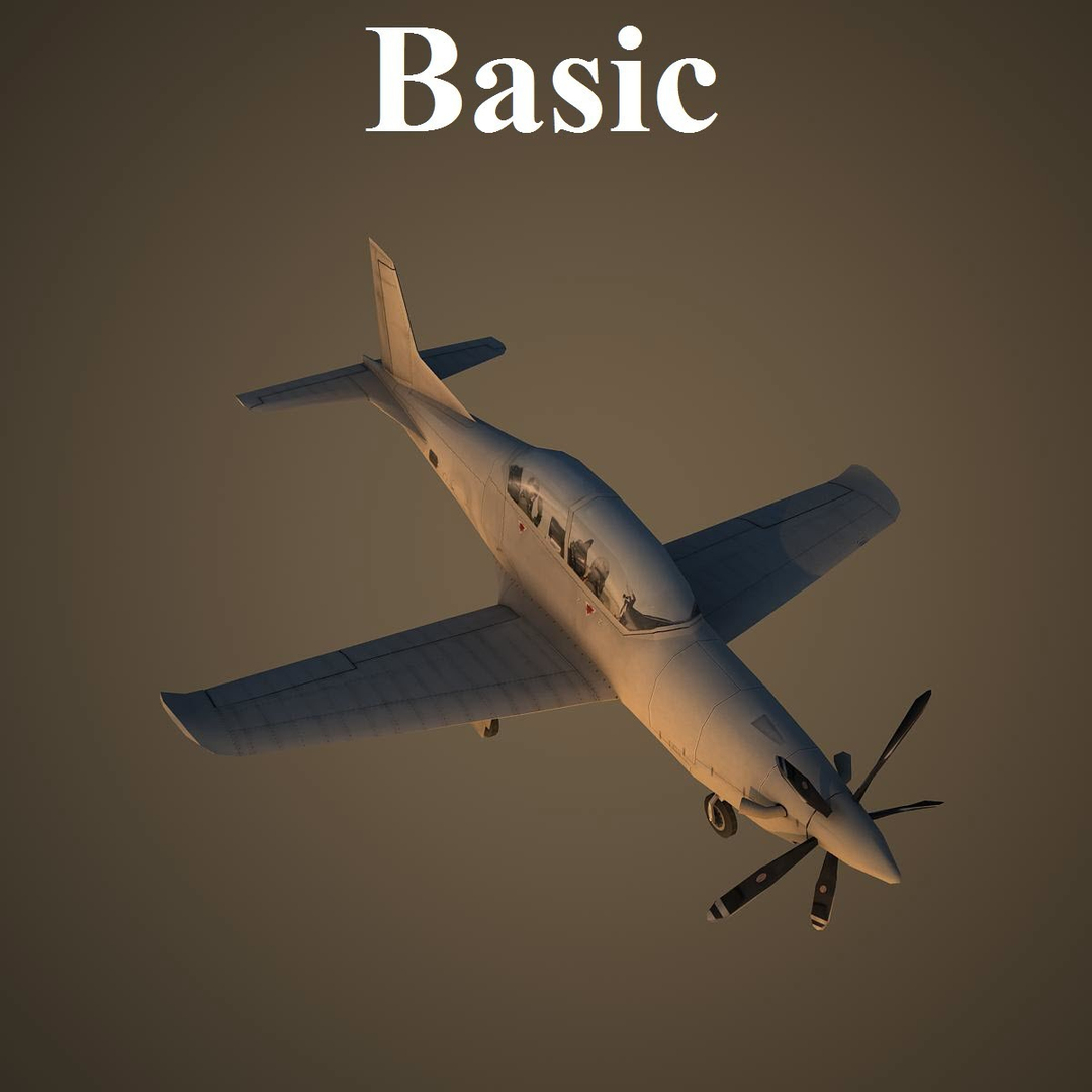Pilatus Basic 3d Model
