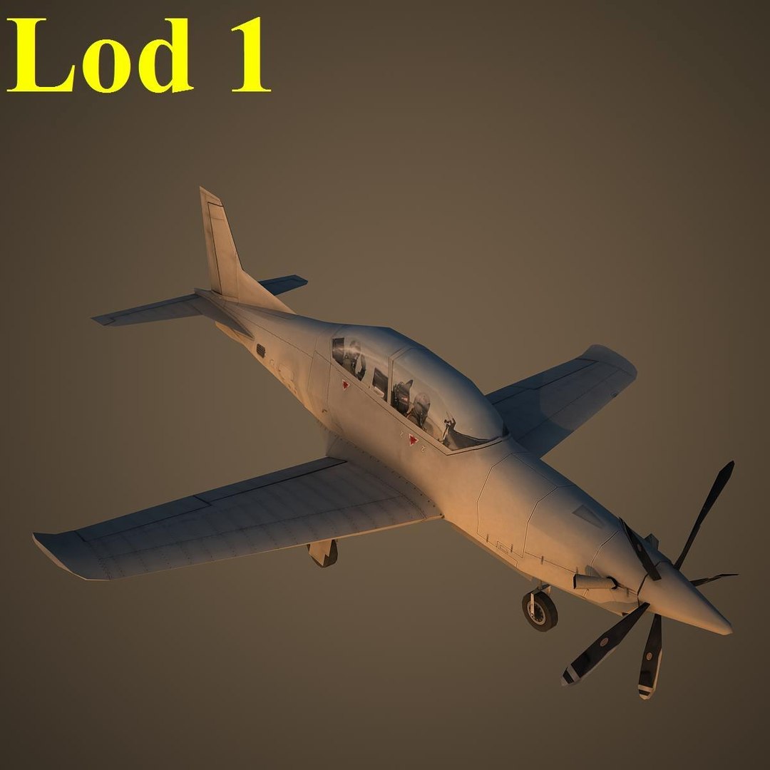 Pilatus Basic 3d Model