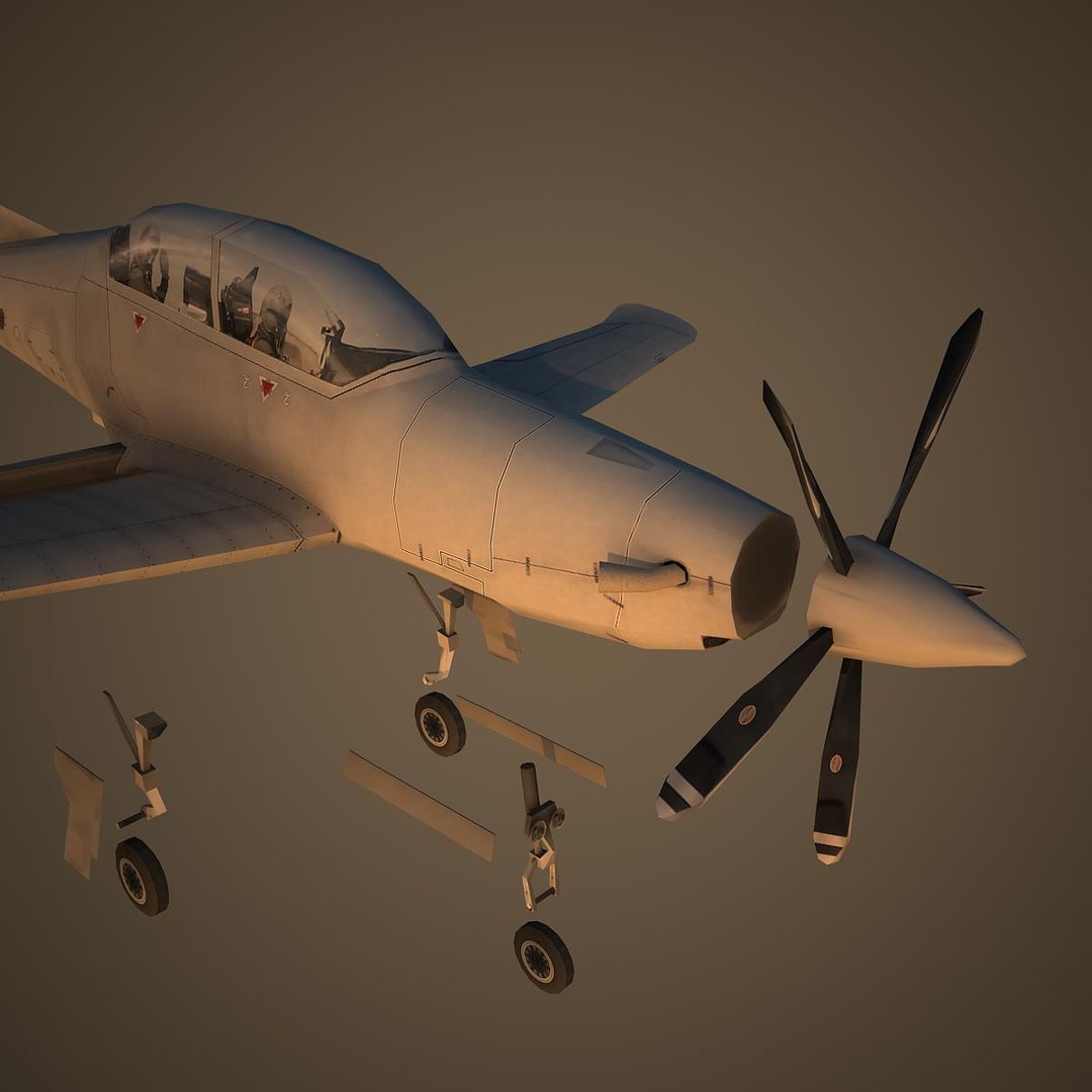 Pilatus Basic 3d Model