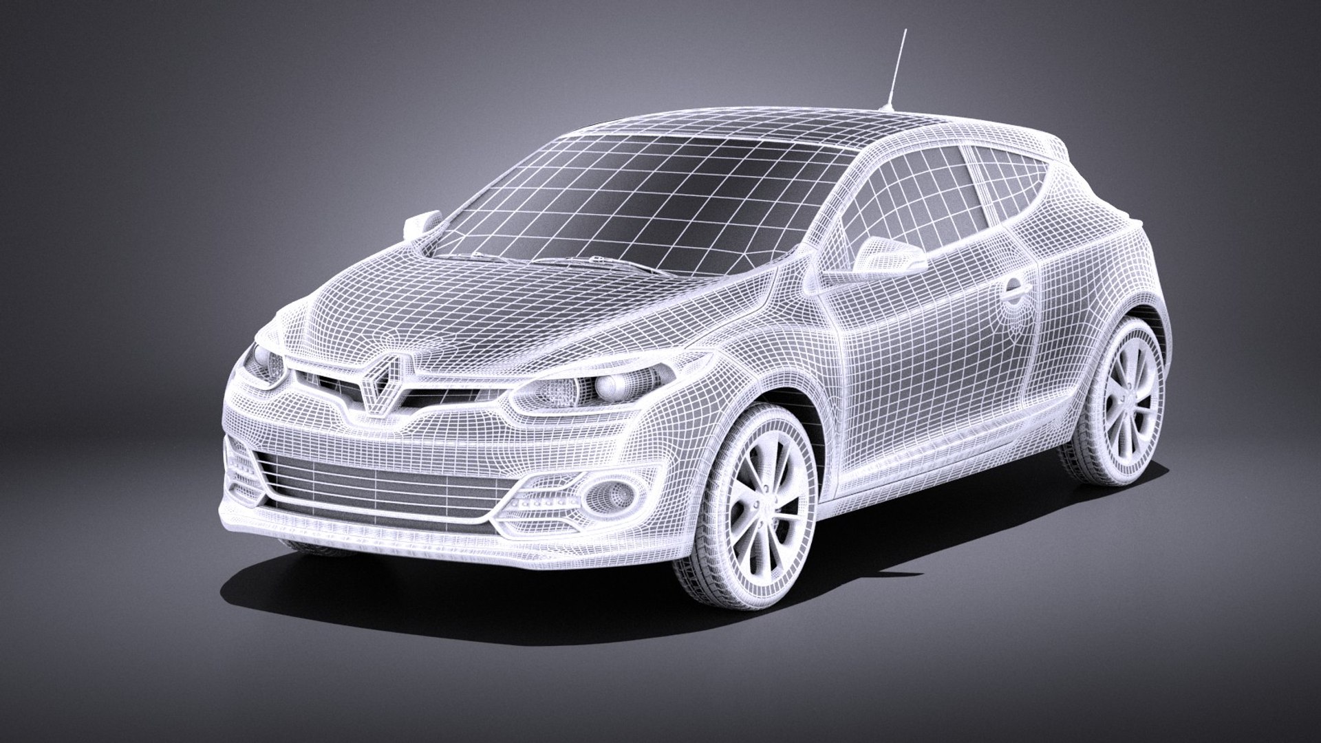 2016 Renault 3door 3D Model - TurboSquid 1228424