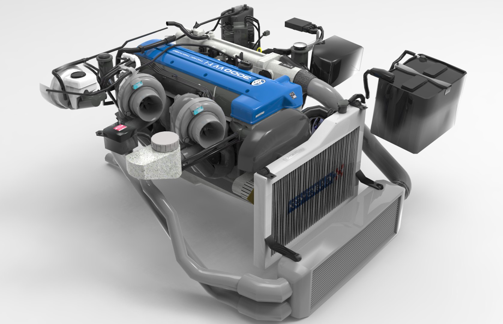 Engine 3 0l 2jz-gte 3D Model - TurboSquid 1515225