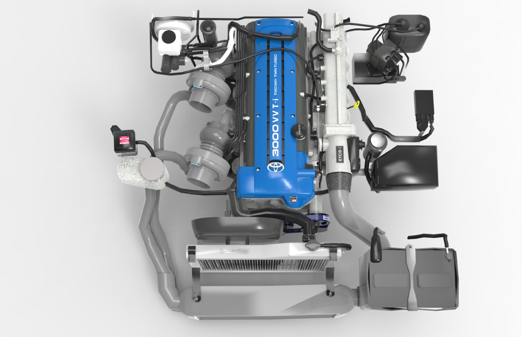 Engine 3 0l 2jz-gte 3D Model - TurboSquid 1515225