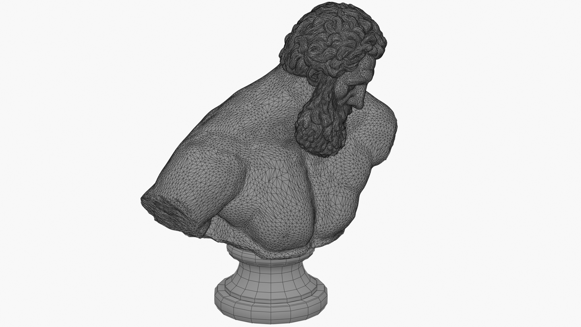 Hercules bust 3D model - TurboSquid 1430725