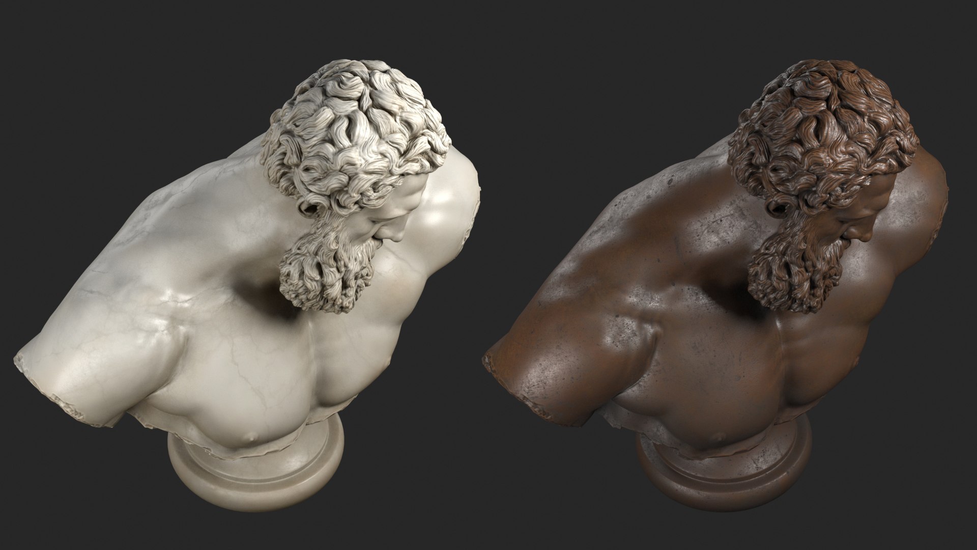 Hercules Bust 3D Model - TurboSquid 1430725