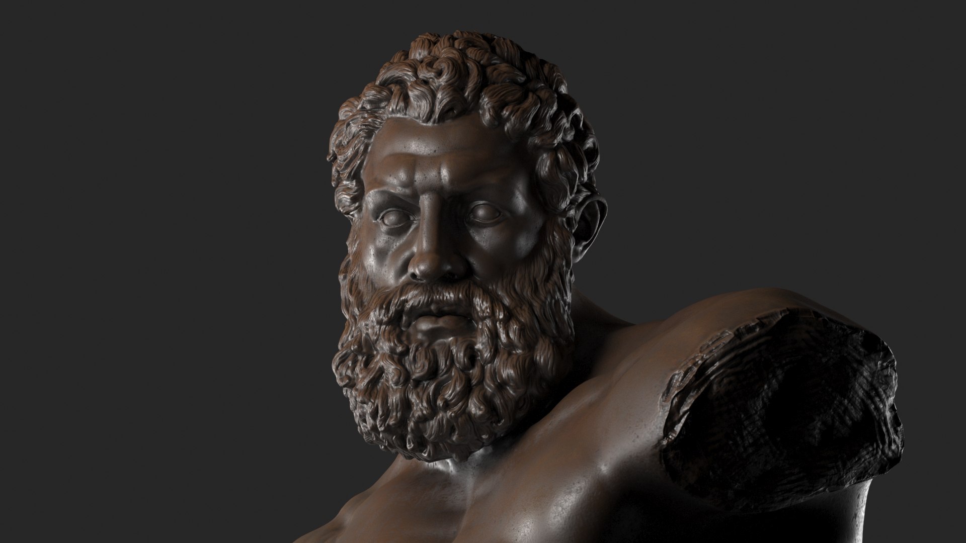 Hercules Bust 3D Model - TurboSquid 1430725