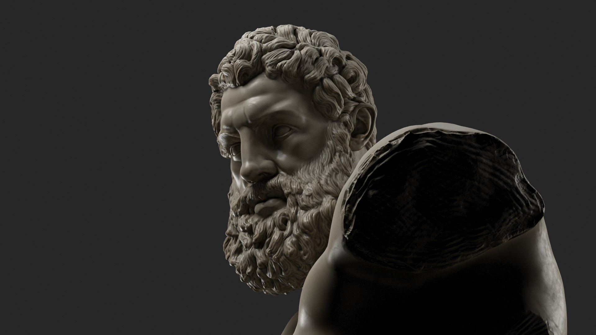 Hercules Bust 3D Model - TurboSquid 1430725