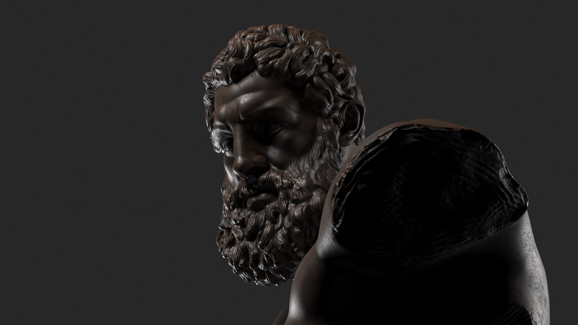 Hercules Bust 3D Model - TurboSquid 1430725