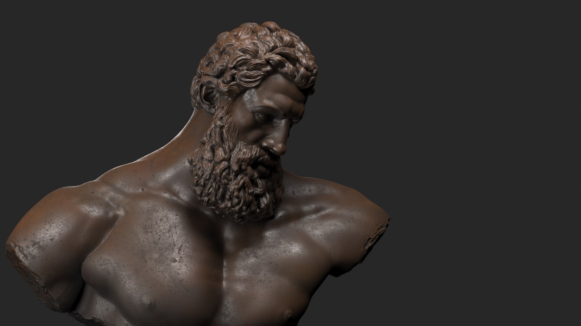 Hercules Bust 3D Model - TurboSquid 1430725