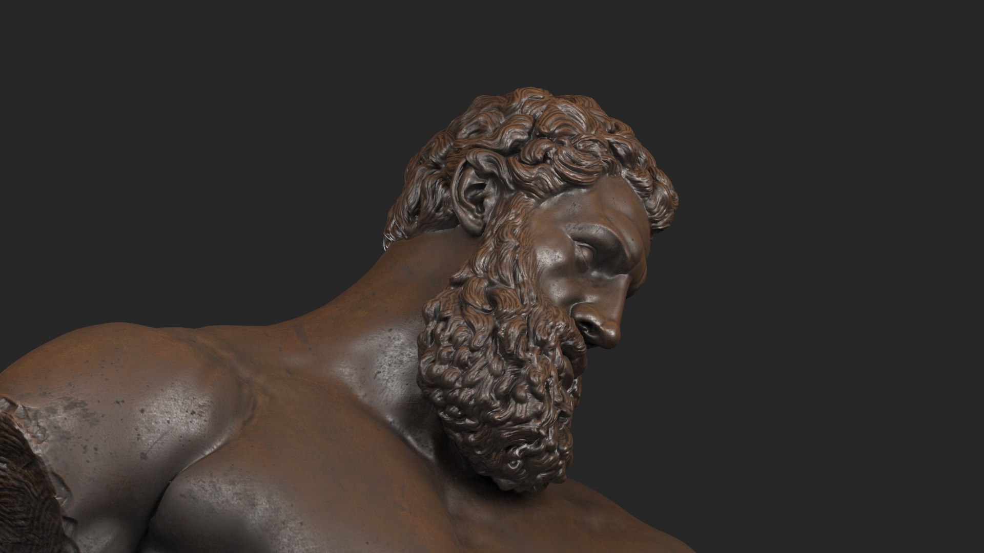 Hercules Bust 3D Model - TurboSquid 1430725