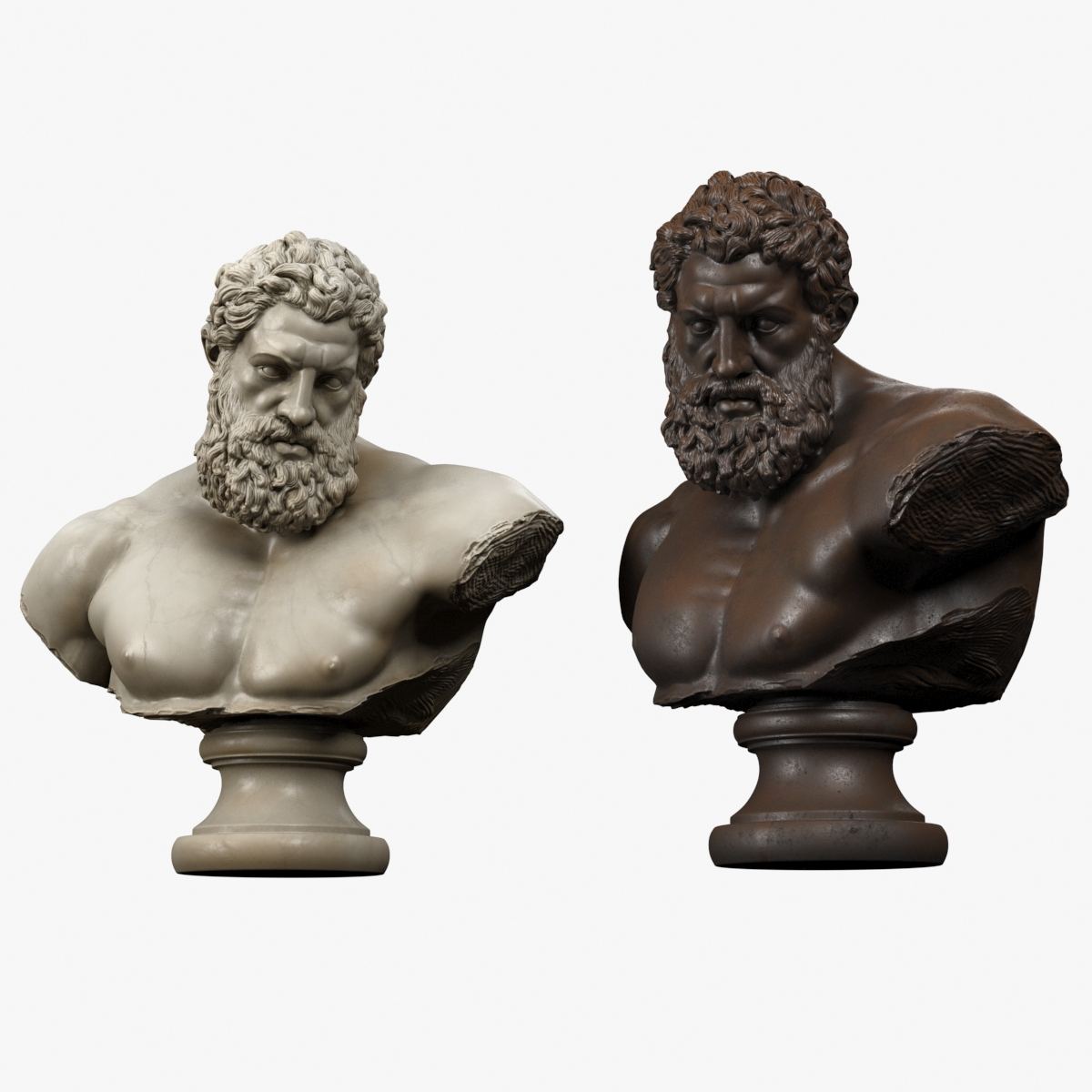 Hercules bust 3D model - TurboSquid 1430725