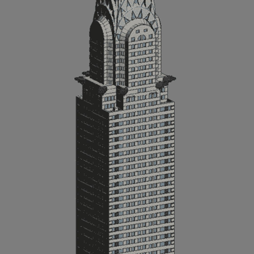 3d Chrysler Building Model