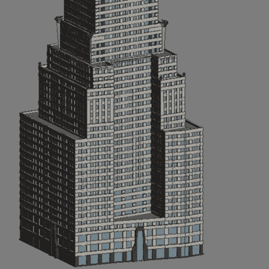 3d Chrysler Building Model