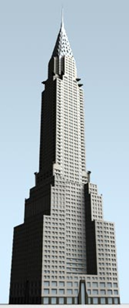 3d Chrysler Building Model